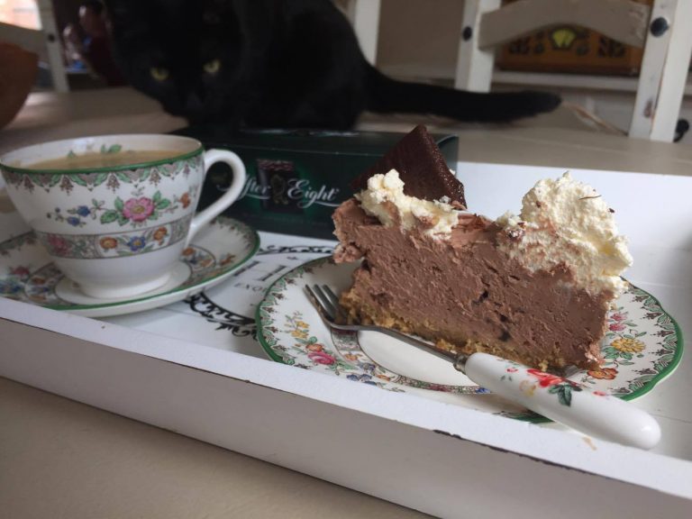 No-bake After Eight gluten-free cheesecake recipe | Glutenshe